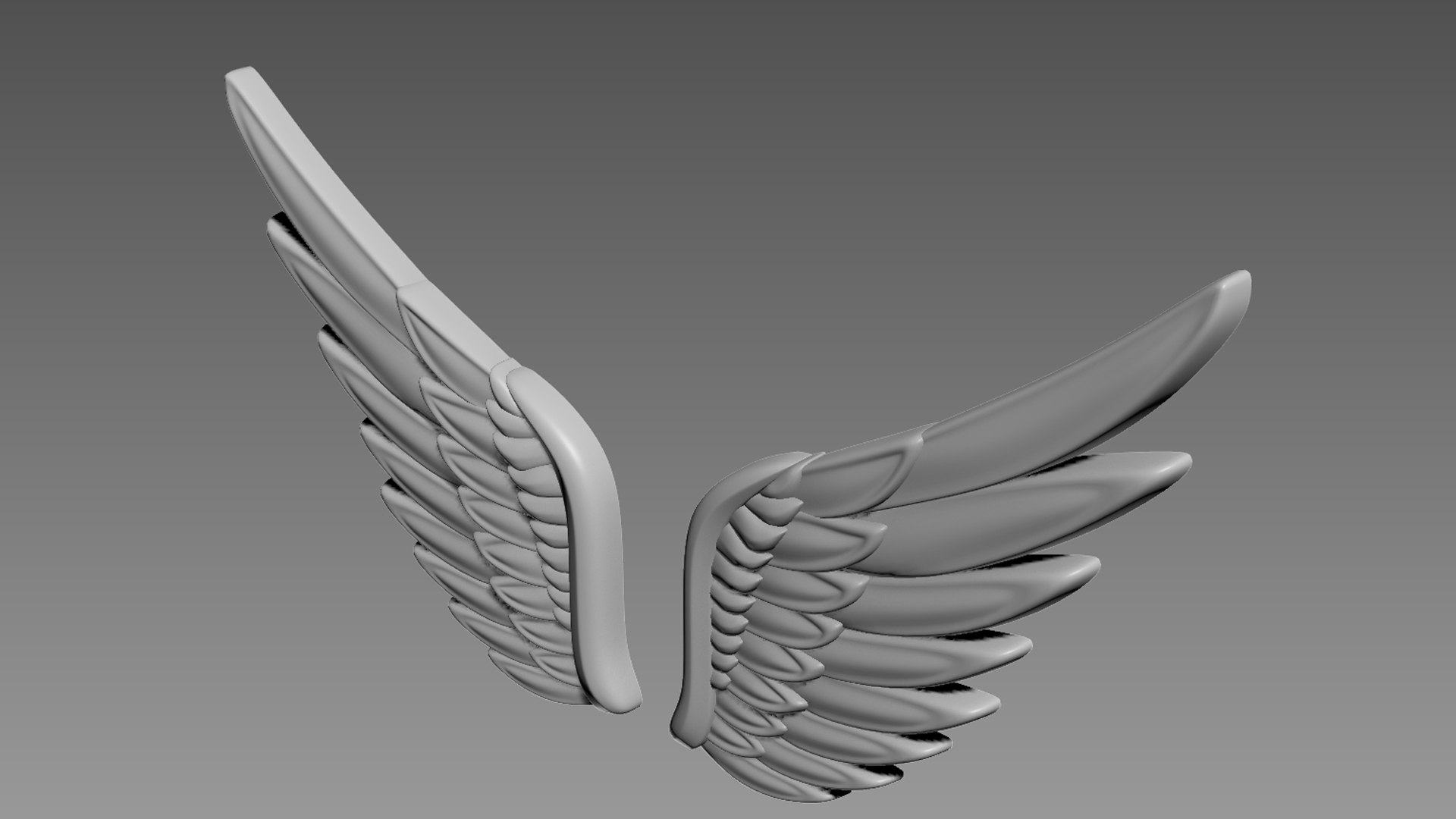 3D Model Wings Relief - TurboSquid 2130771