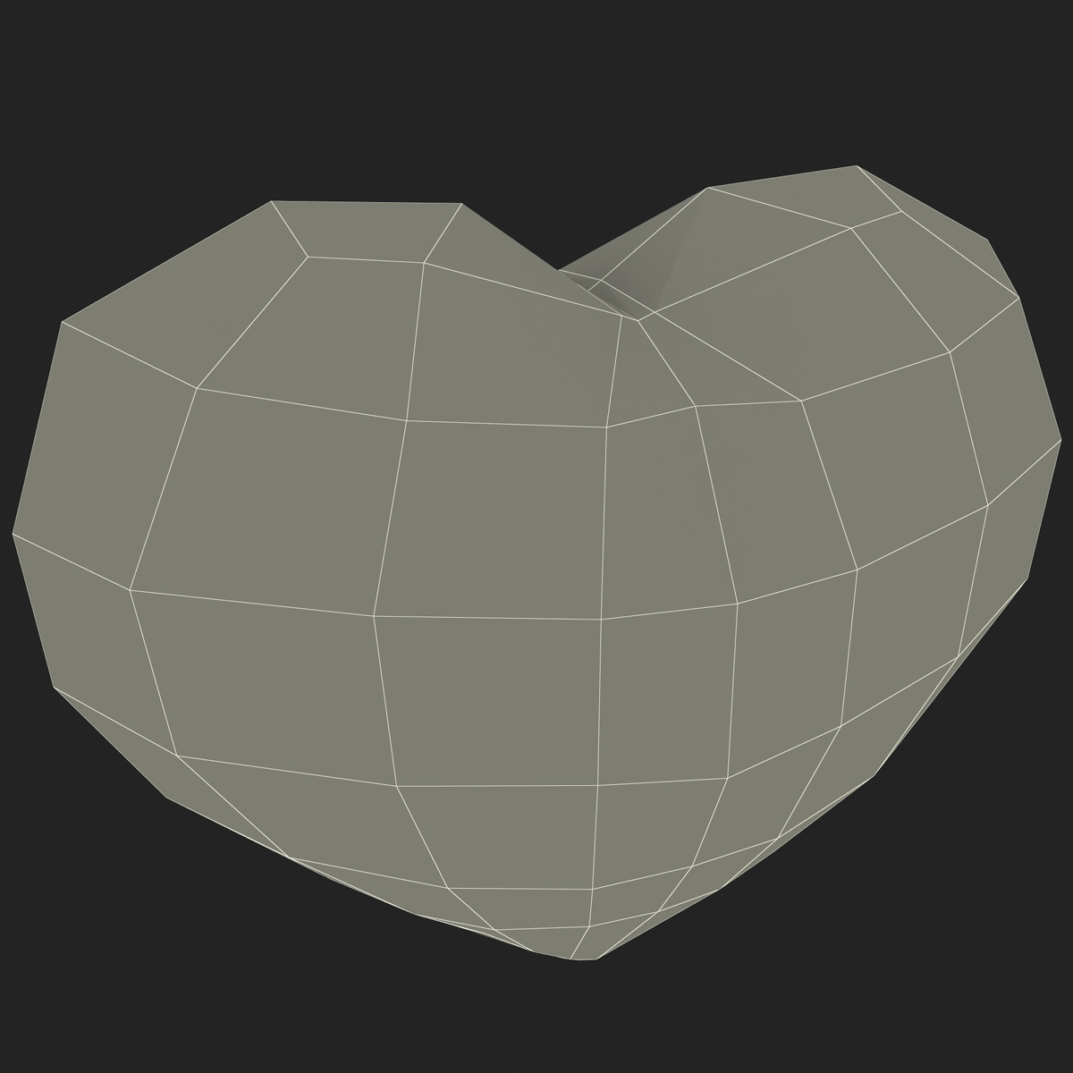 heart shape 3d max