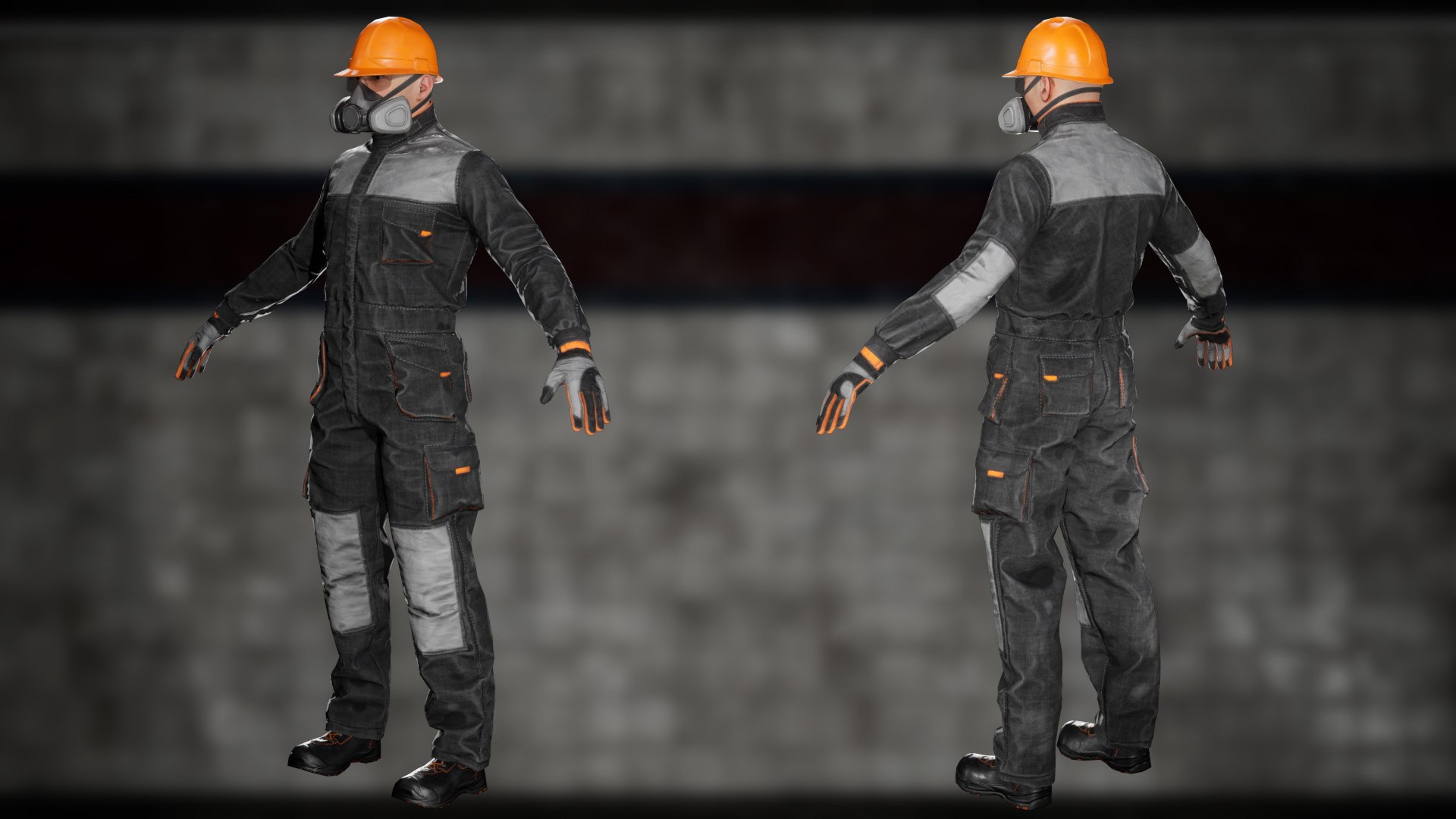 Protection Suit 4 3D - TurboSquid 1937770