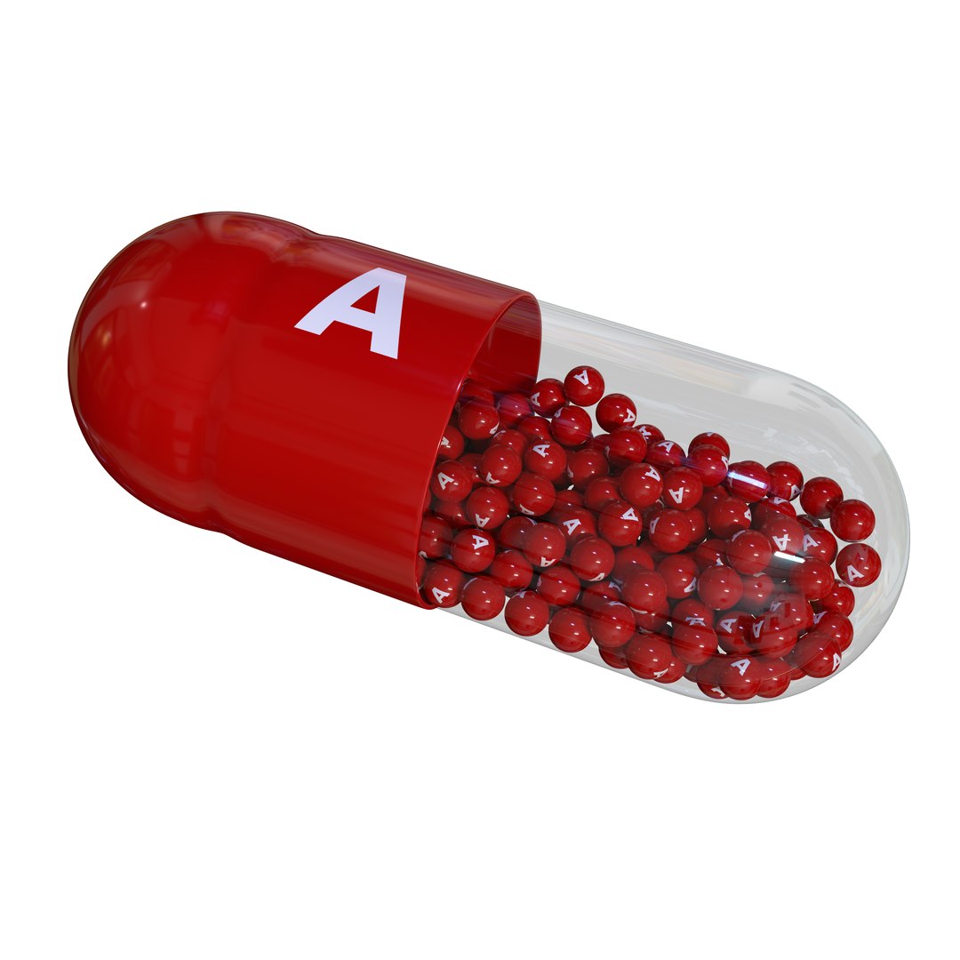 3D VITAMIN A-B-C-D-E Medical Capsule Model - TurboSquid 2131068