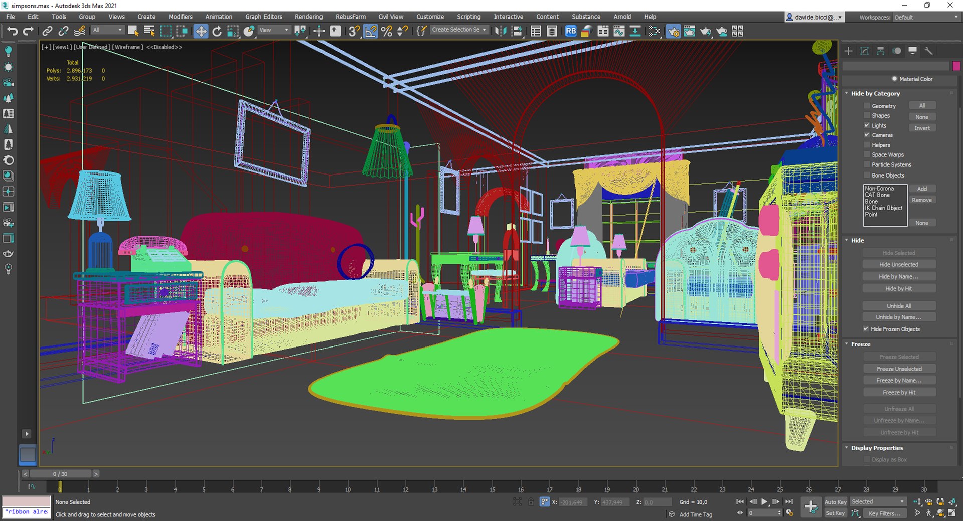 Simpsons Livingroom 3D Model - TurboSquid 1936707