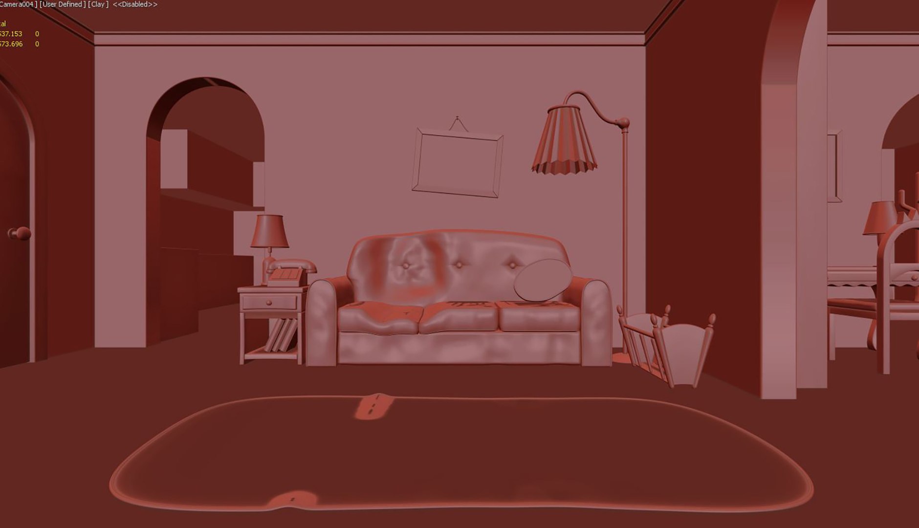Simpsons Livingroom 3D Model - TurboSquid 1936707
