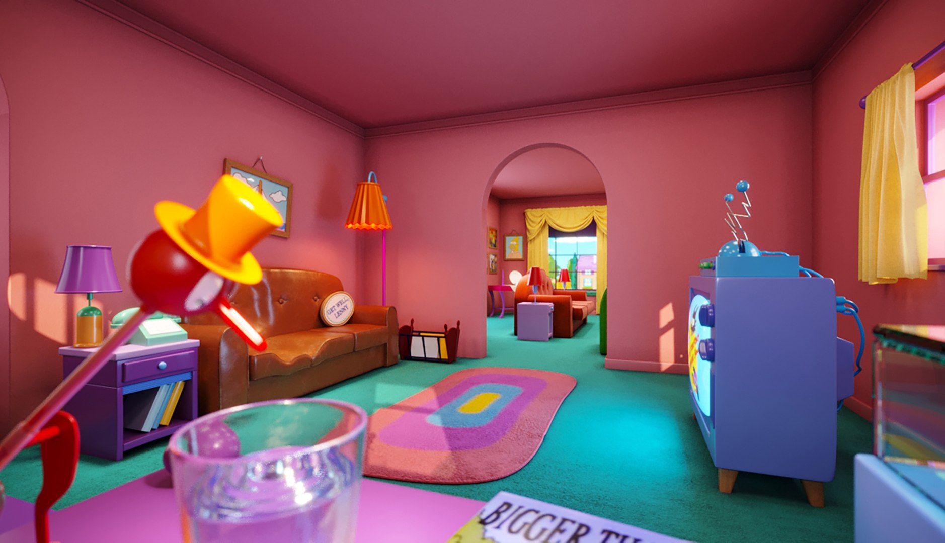 Simpsons Livingroom 3D Model - TurboSquid 1936707