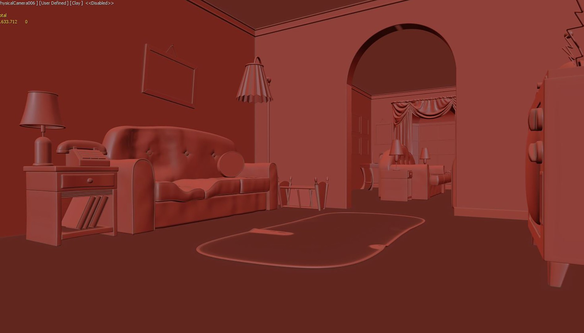 Simpsons Livingroom 3D Model - TurboSquid 1936707