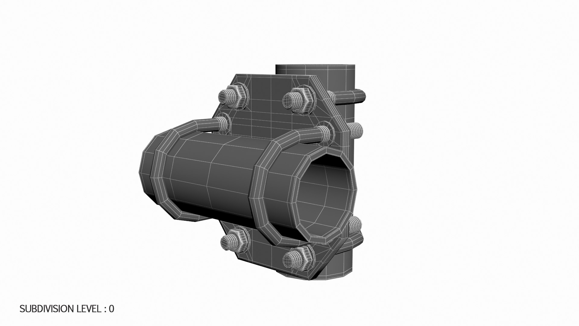 Pipe Crossover Plate Kit 3D Model - TurboSquid 1481707