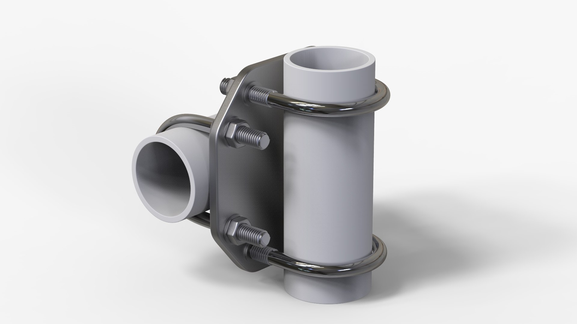 Pipe Crossover Plate Kit 3D Model - TurboSquid 1481707