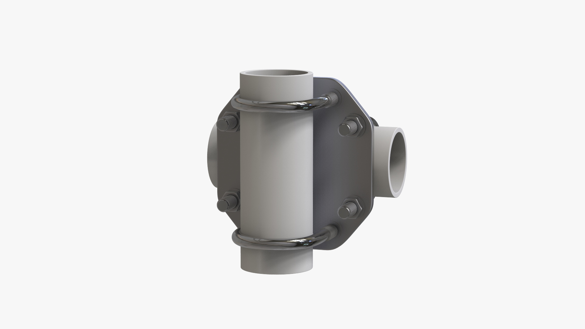 Pipe Crossover Plate Kit 3D Model - TurboSquid 1481707