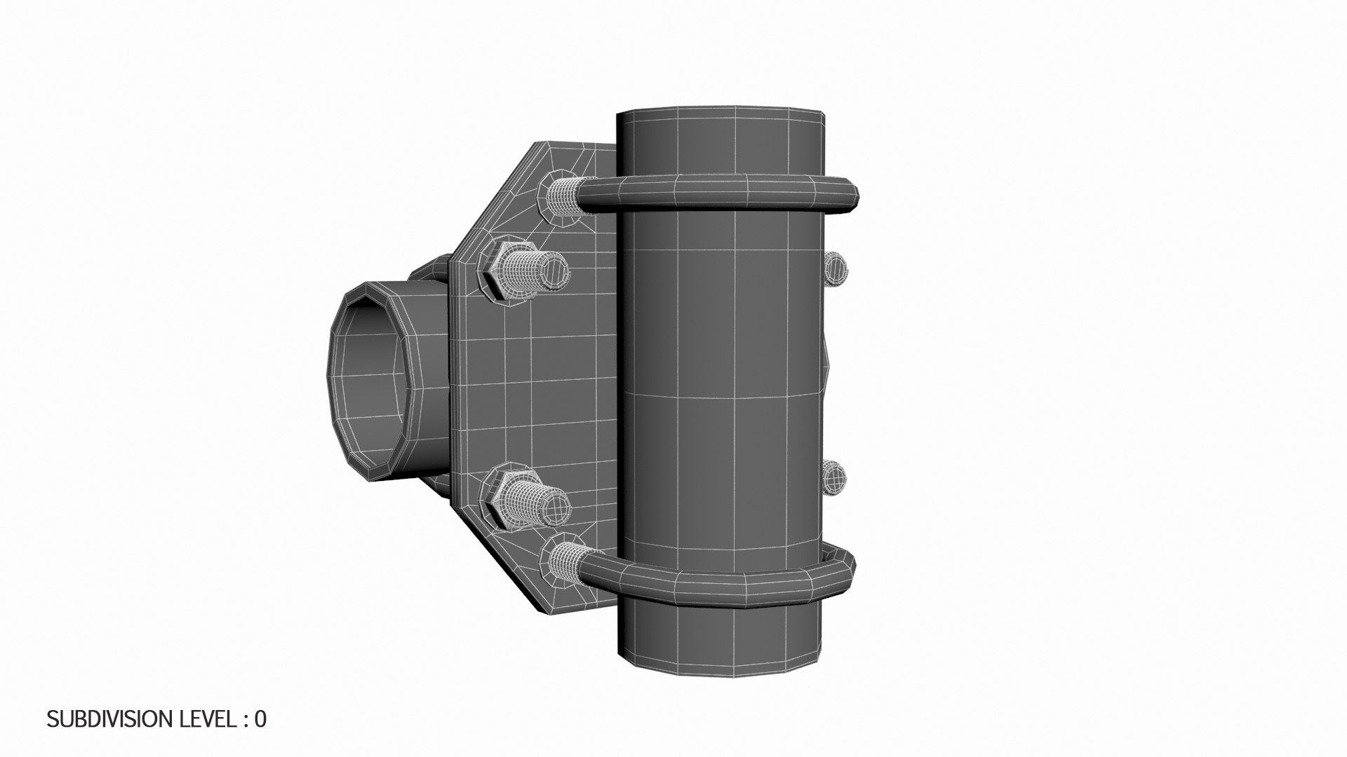 Pipe Crossover Plate Kit 3D Model - TurboSquid 1481707