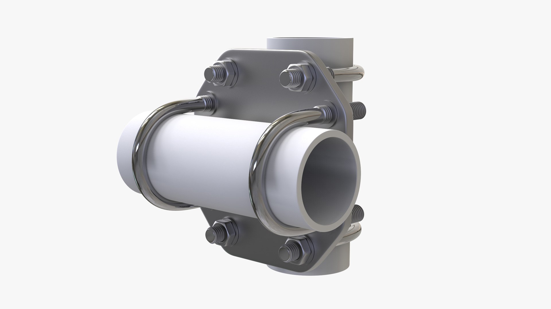 Pipe Crossover Plate Kit 3D Model - TurboSquid 1481707