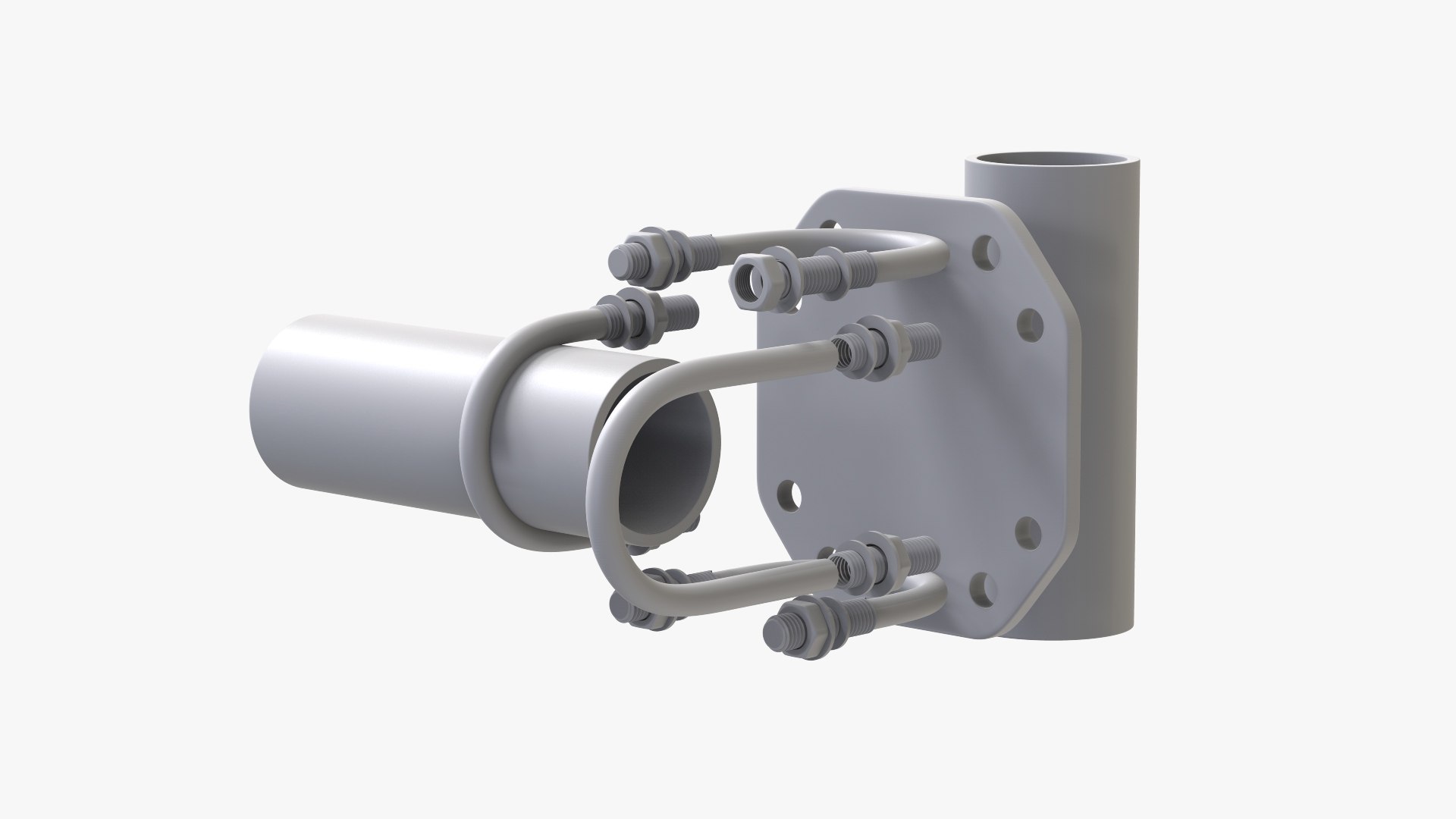 Pipe Crossover Plate Kit 3D Model - TurboSquid 1481707