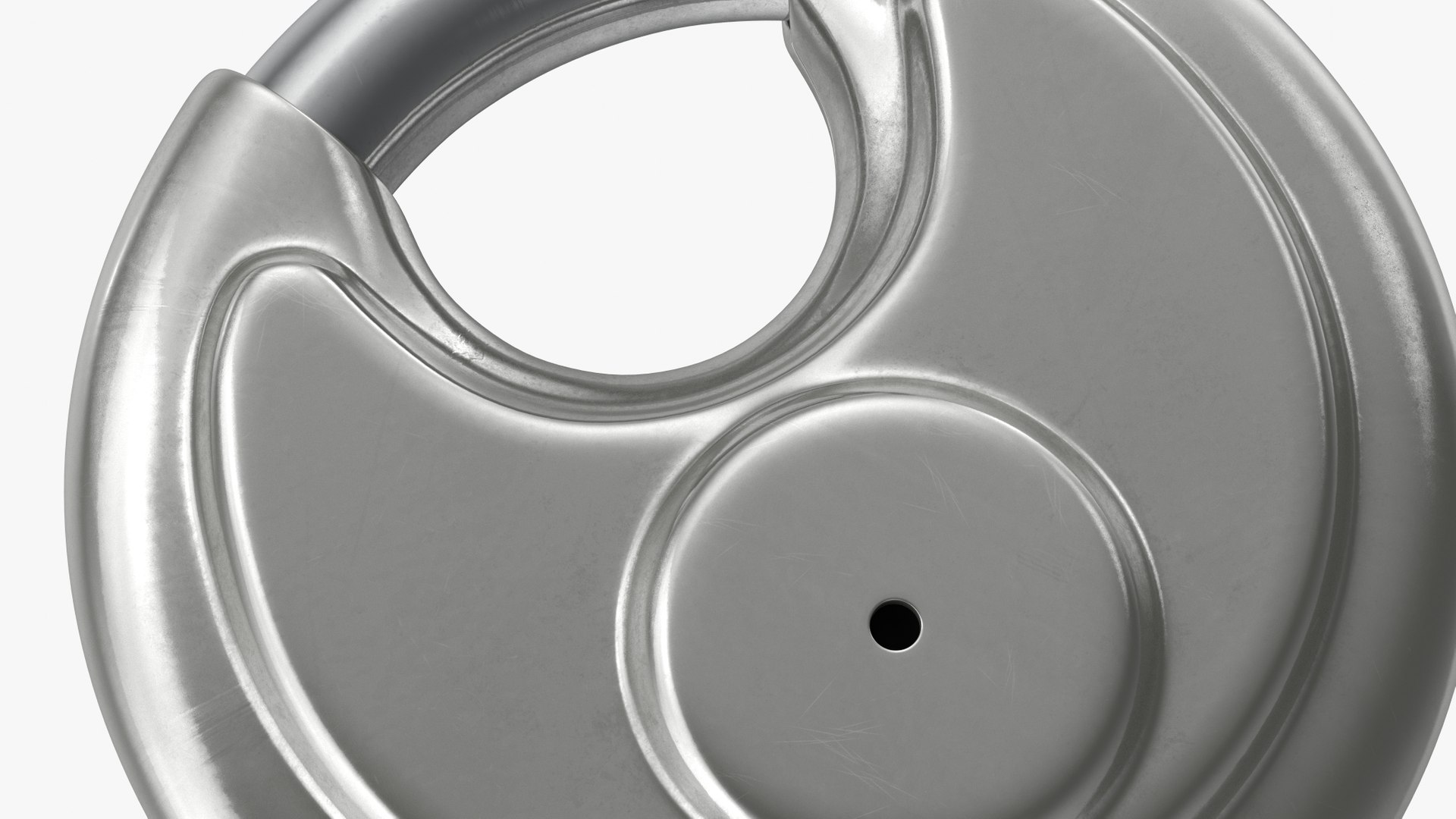 Steel Round Padlock With Keys 3D Model - TurboSquid 1921783