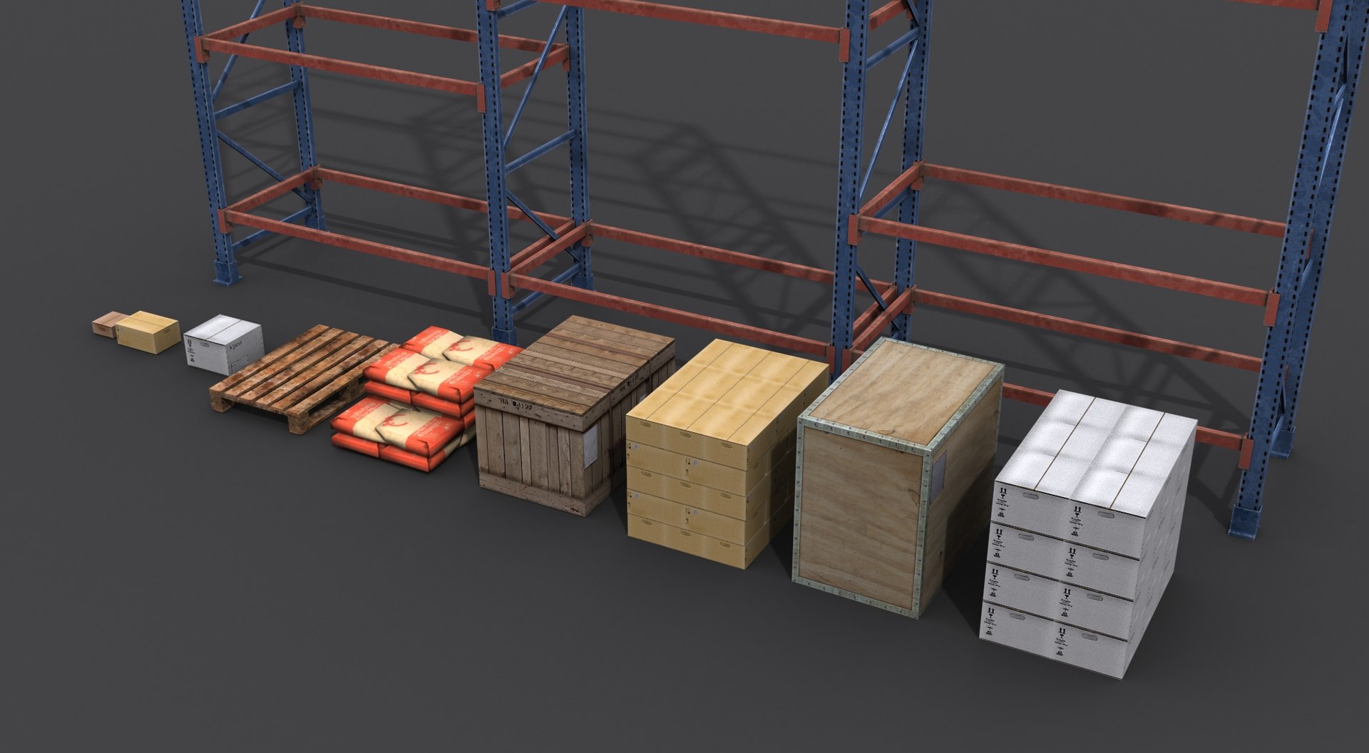 ready storage props 3d ma