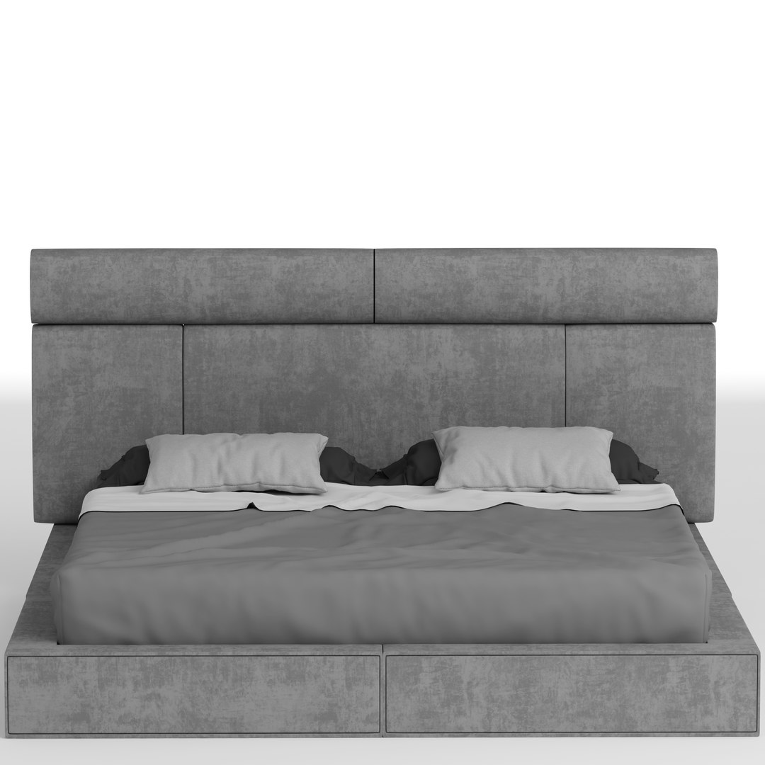 3D Model Cornelio Cappellini Hug Bed - TurboSquid 1640252
