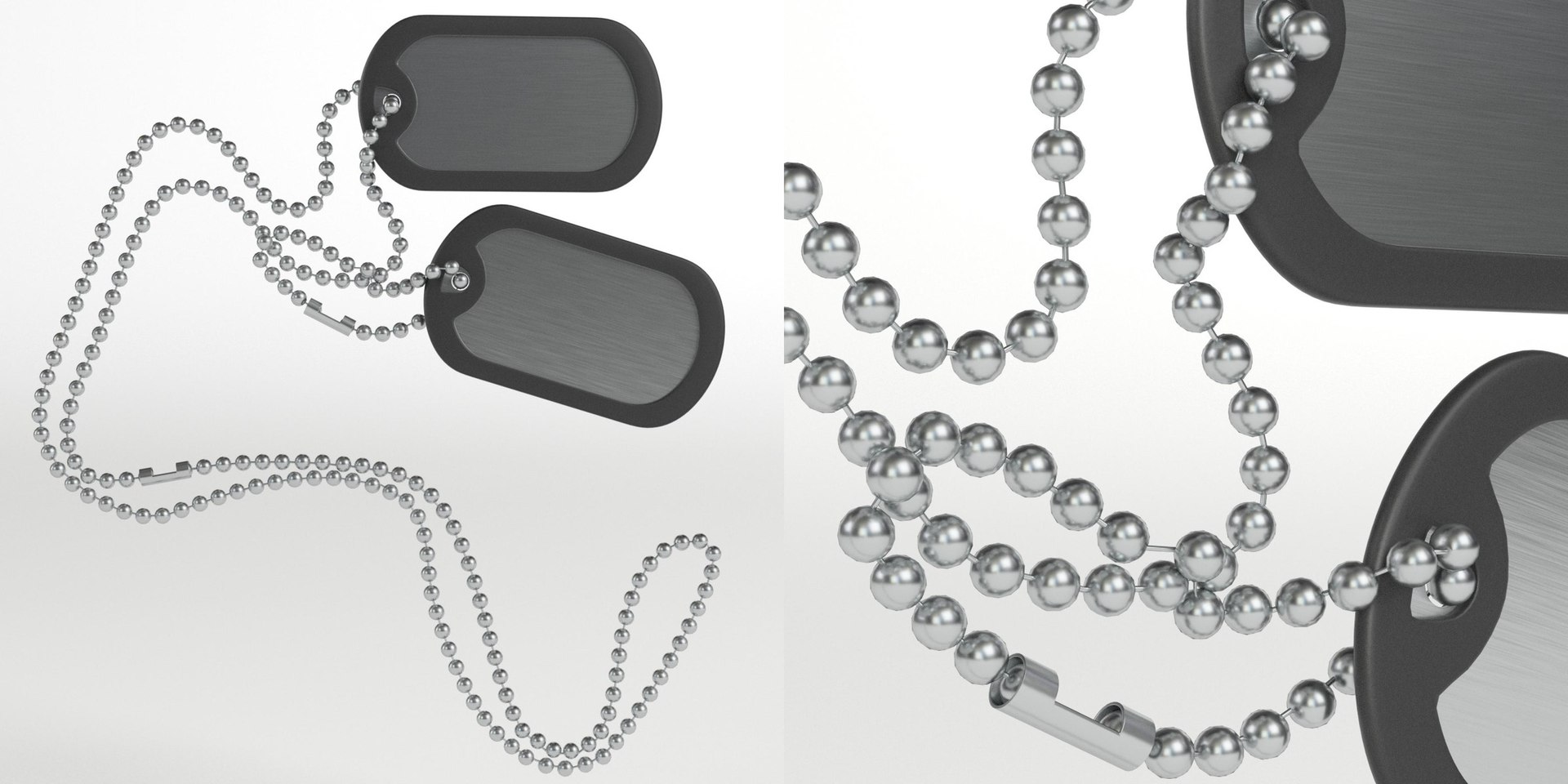 3D Model Dog Tags - TurboSquid 1430696