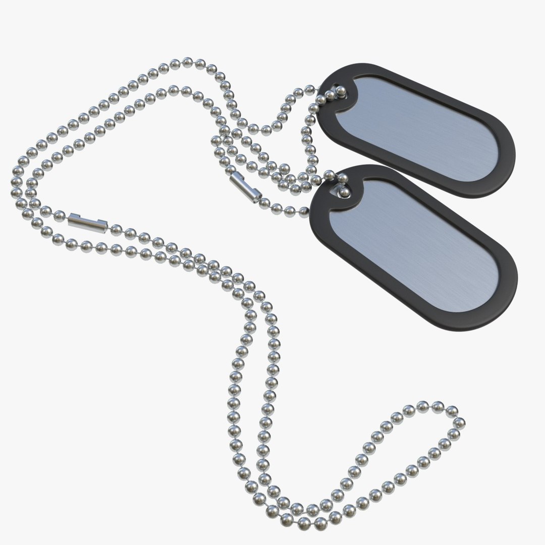3D Model Dog Tags - TurboSquid 1430696