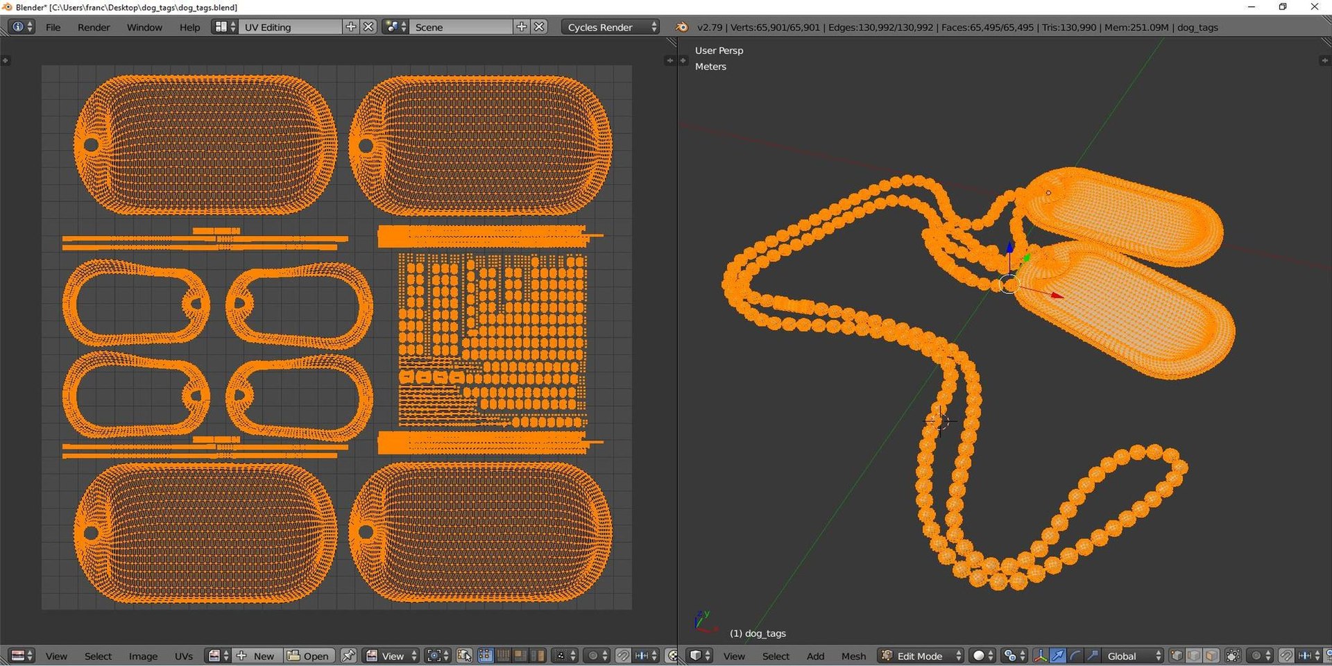 3D Model Dog Tags - TurboSquid 1430696