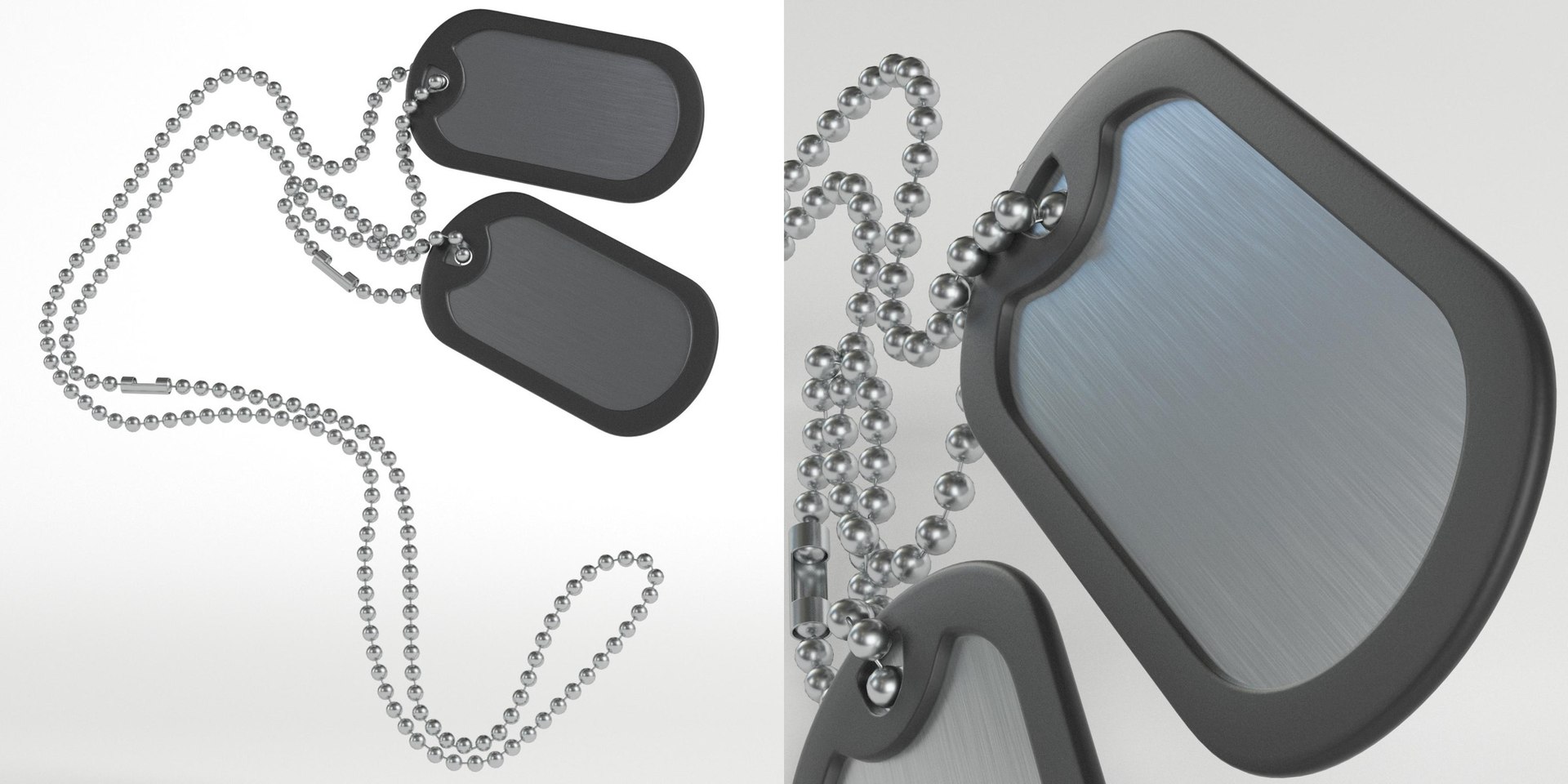 3D Model Dog Tags - TurboSquid 1430696