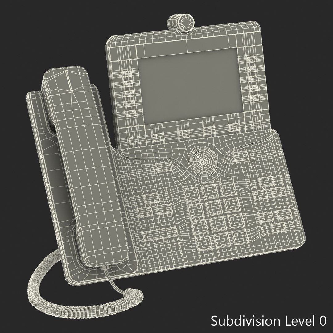 3d Cisco Ip Phone 8865