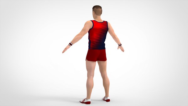 3D Athlete Runner model - TurboSquid 2005431