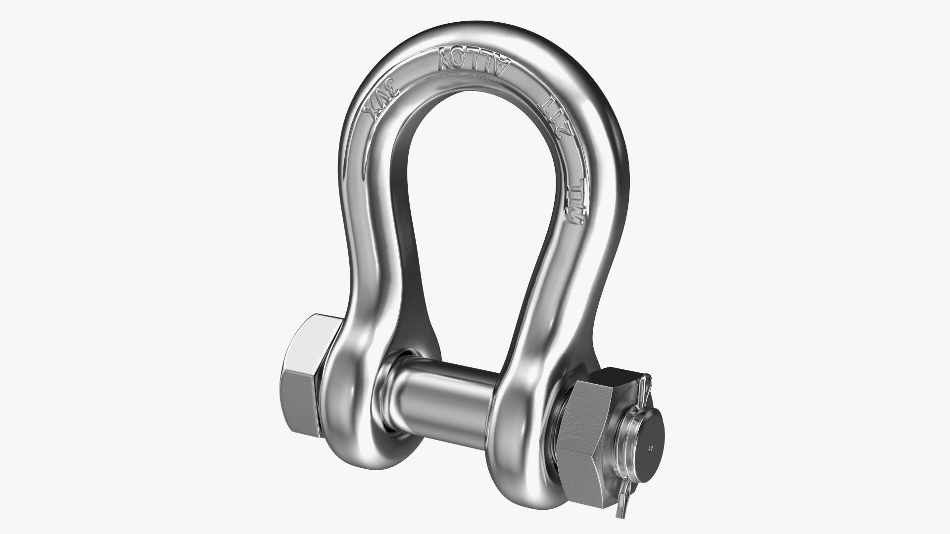Chrome Anchor Shackle 3D 모델 - TurboSquid 2022242