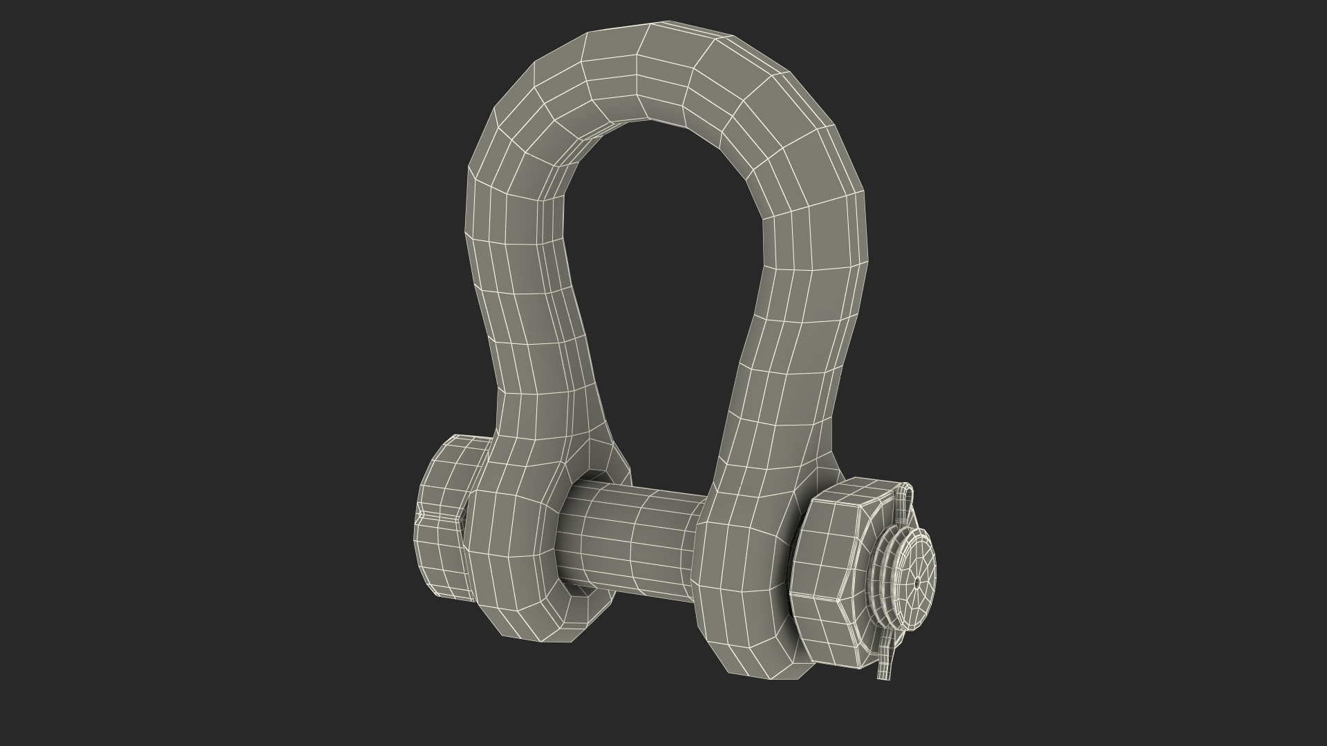 Chrome Anchor Shackle 3D Model - TurboSquid 2022242