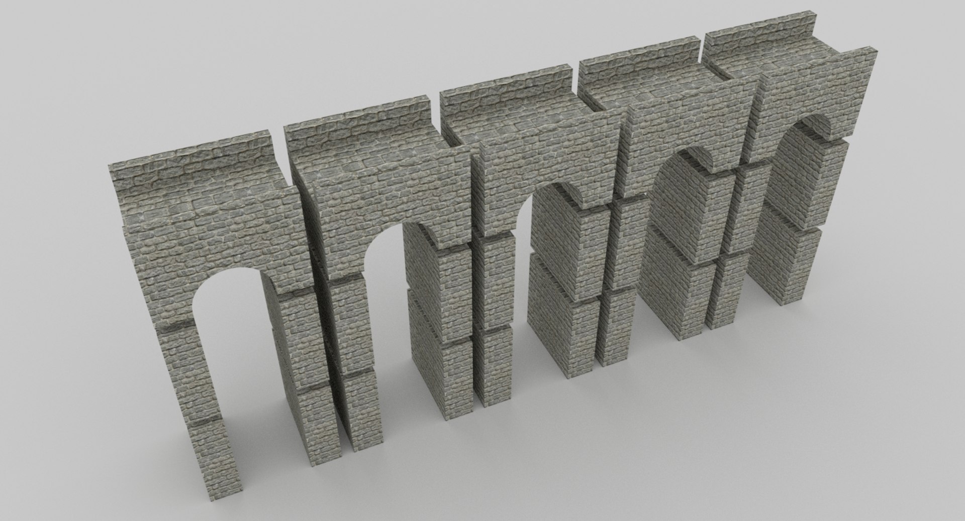 Modular Railway Bridge Model - TurboSquid 1191174