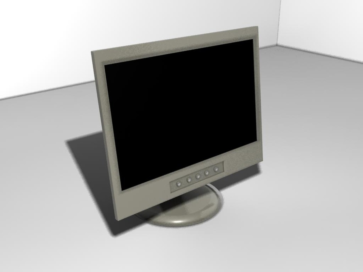 3d Model Computer Monitor