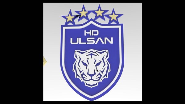 modelo 3d Keychan imprimible y renderizable con el escudo del logotipo ...