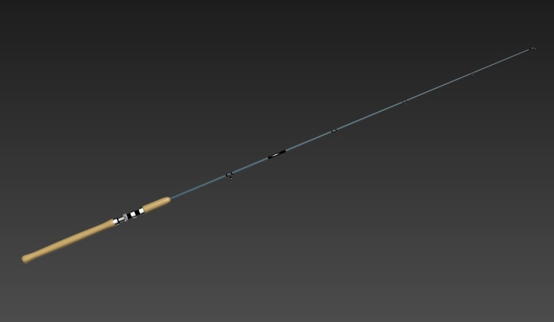 Fishing Rod 3d Model