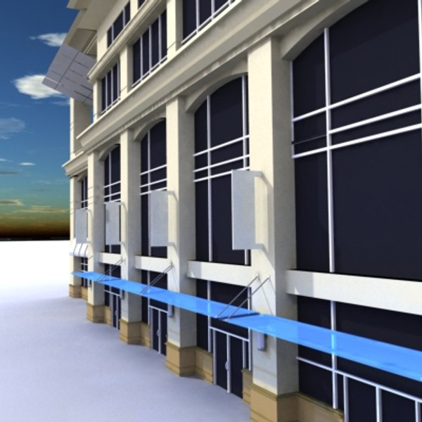 3d model large department store