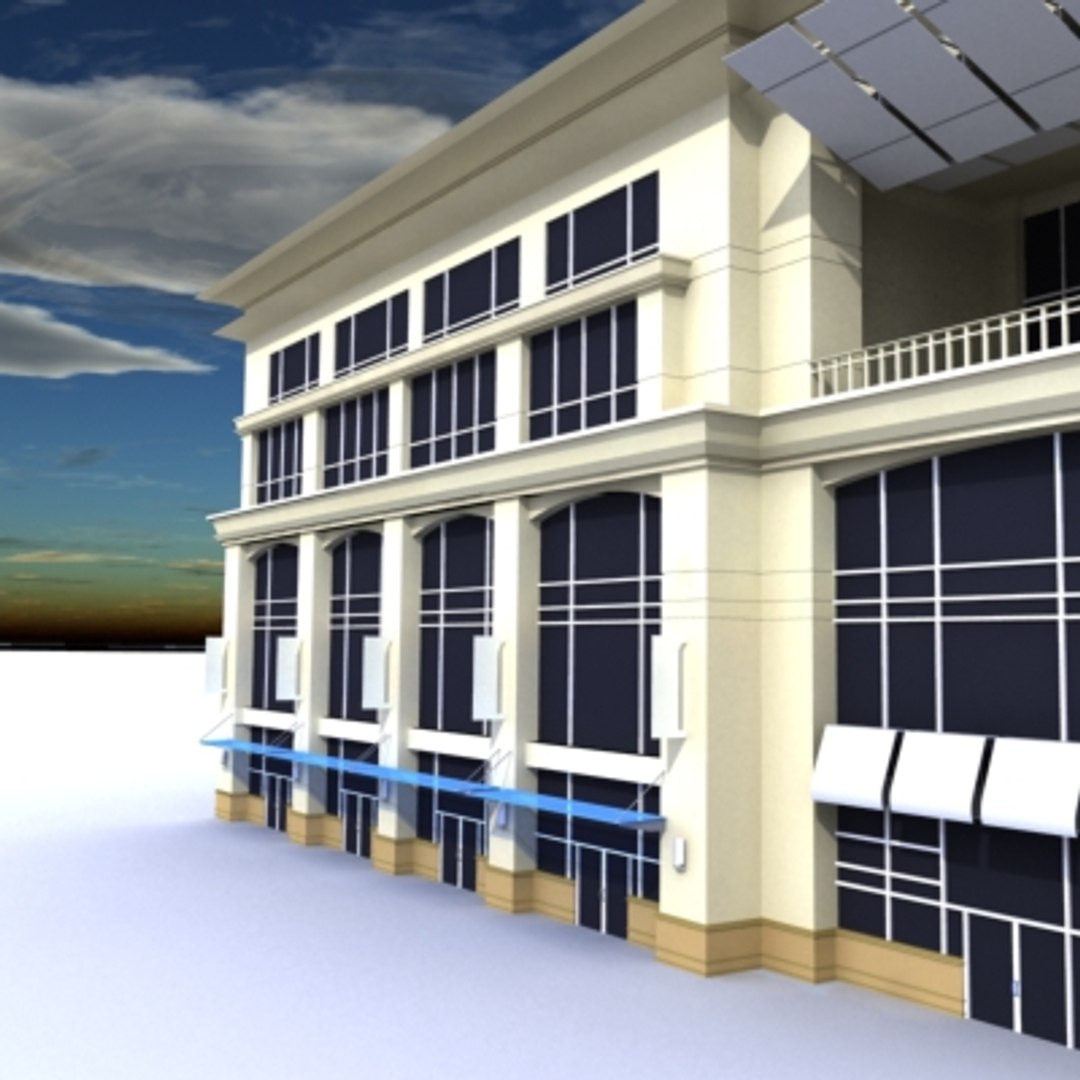 3d Model Large Department Store