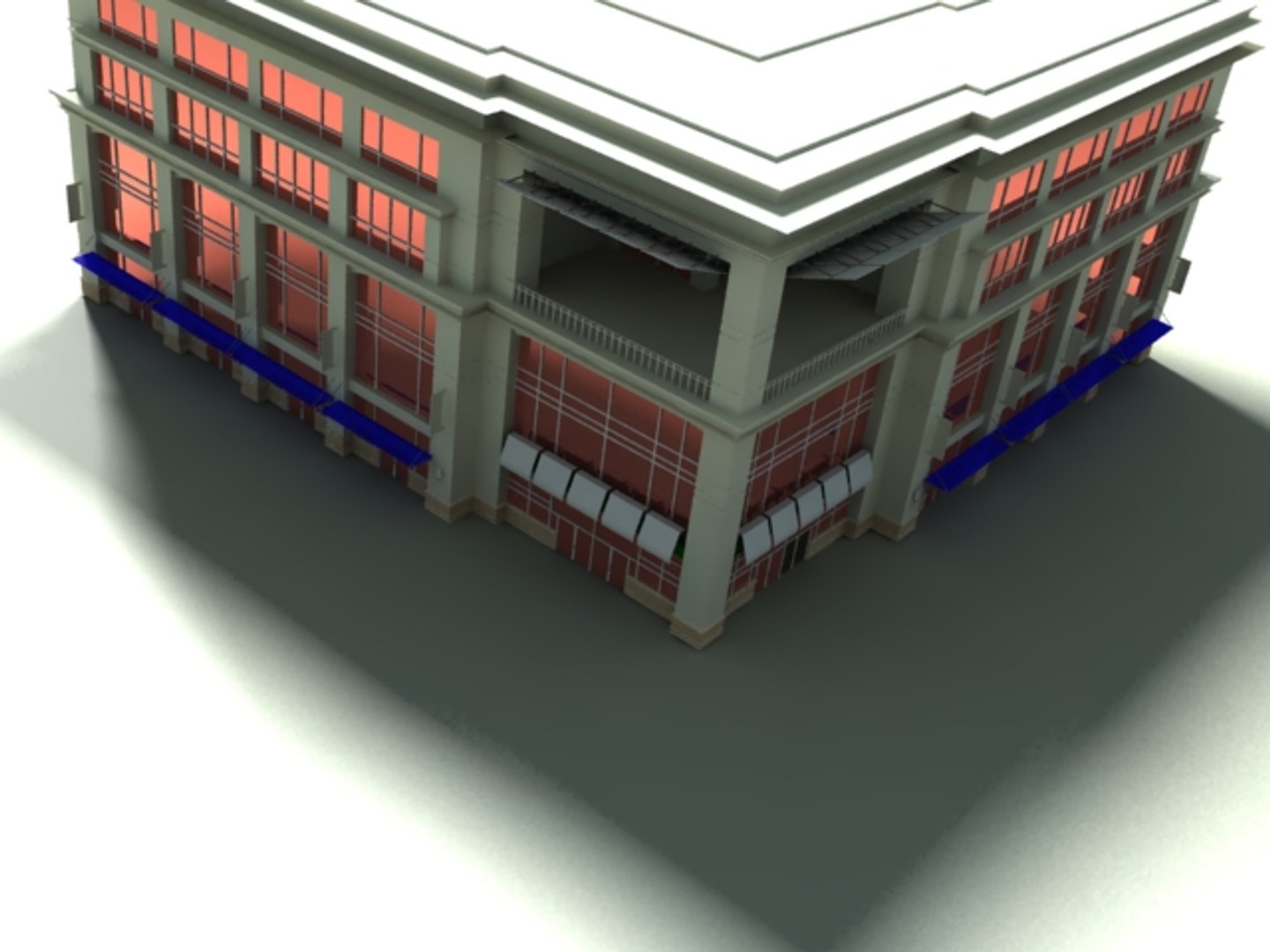 3d Model Large Department Store