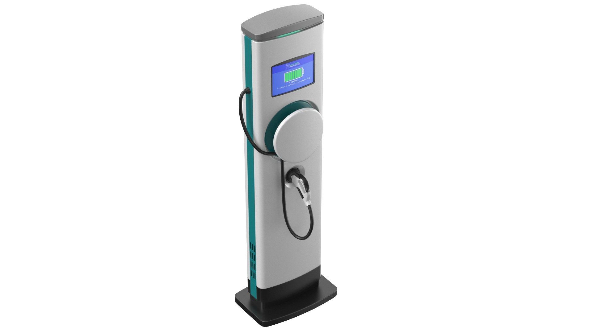 Detailed Electric Car Charger 01 model - TurboSquid 2020312