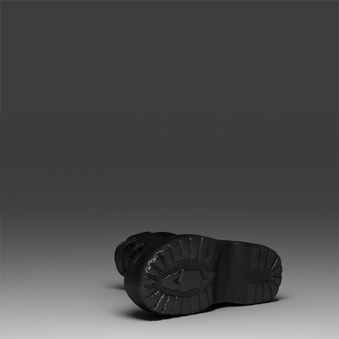 3dsmax Military Boots