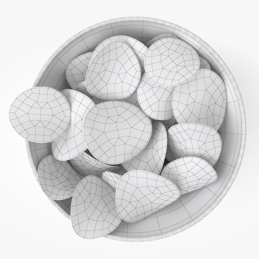 3d Chips Real Realistic Model