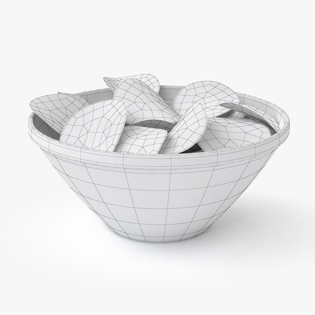 3d Chips Real Realistic Model