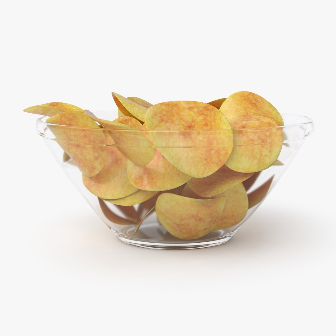 3d Chips Real Realistic Model