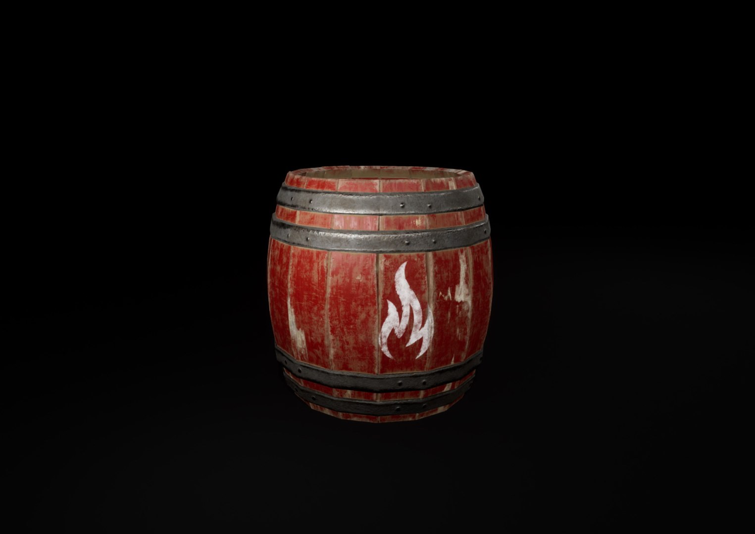 Barrel Powder 3D Model - TurboSquid 1551612