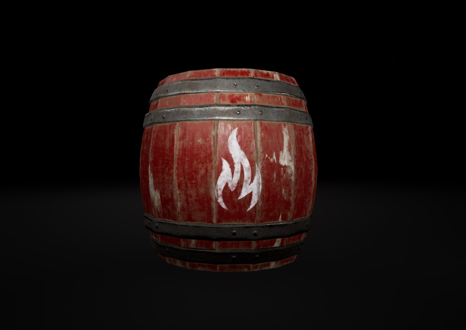 Barrel Powder 3D Model - TurboSquid 1551612