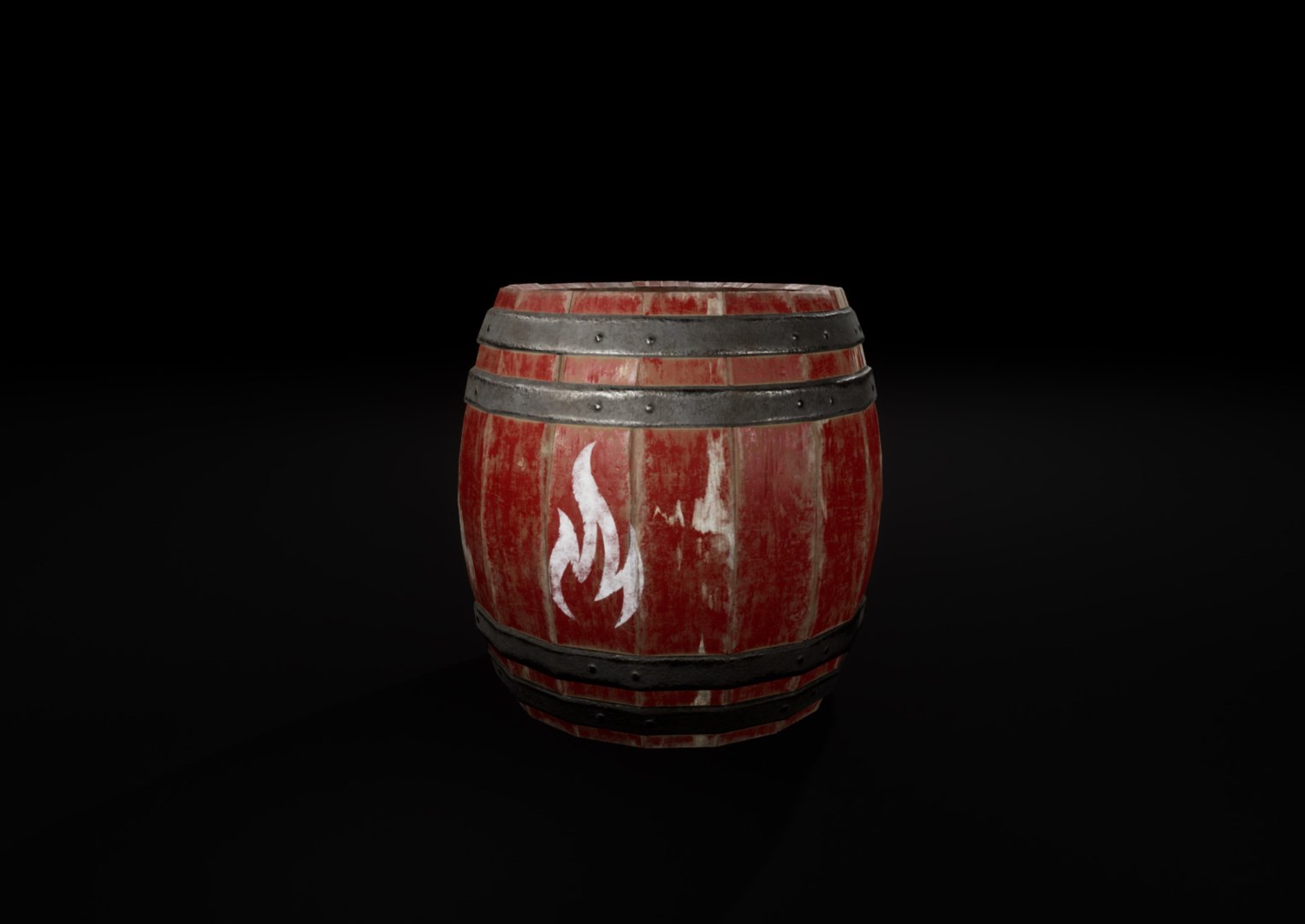 Barrel Powder 3D Model - TurboSquid 1551612