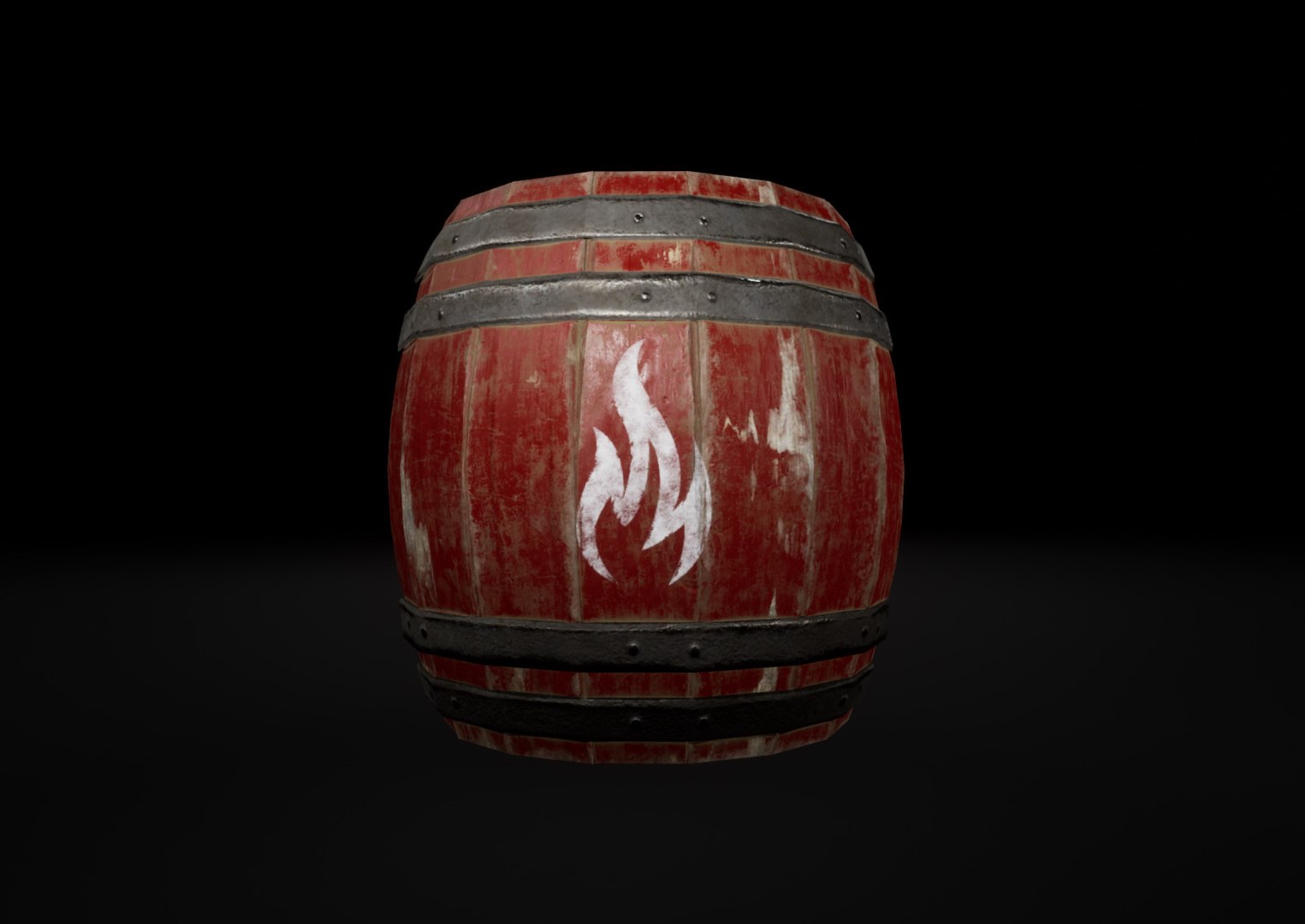 Barrel Powder 3D Model - TurboSquid 1551612