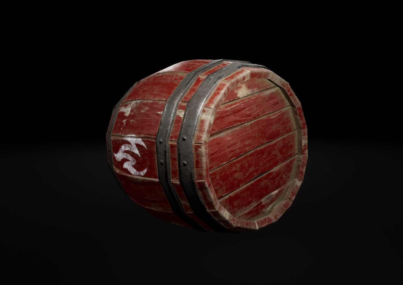 Barrel Powder 3D Model - TurboSquid 1551612