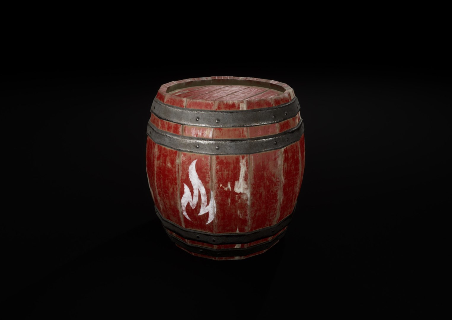Barrel Powder 3D Model - TurboSquid 1551612