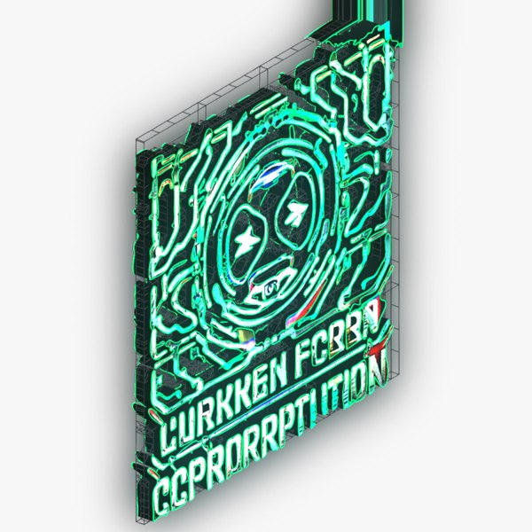 Sci-Fi Sci Fi Cyberpunk City Neon Ad Light Board Street 22 3D model ...