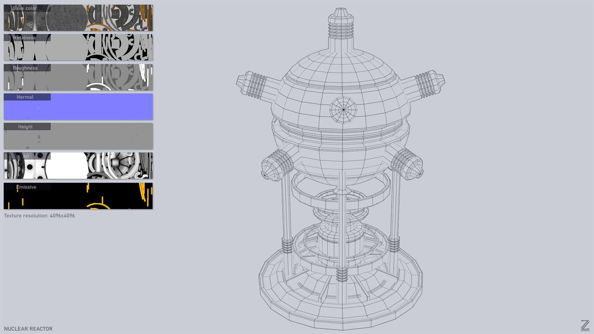 Nuclear Reactor 3D Model - TurboSquid 2201440