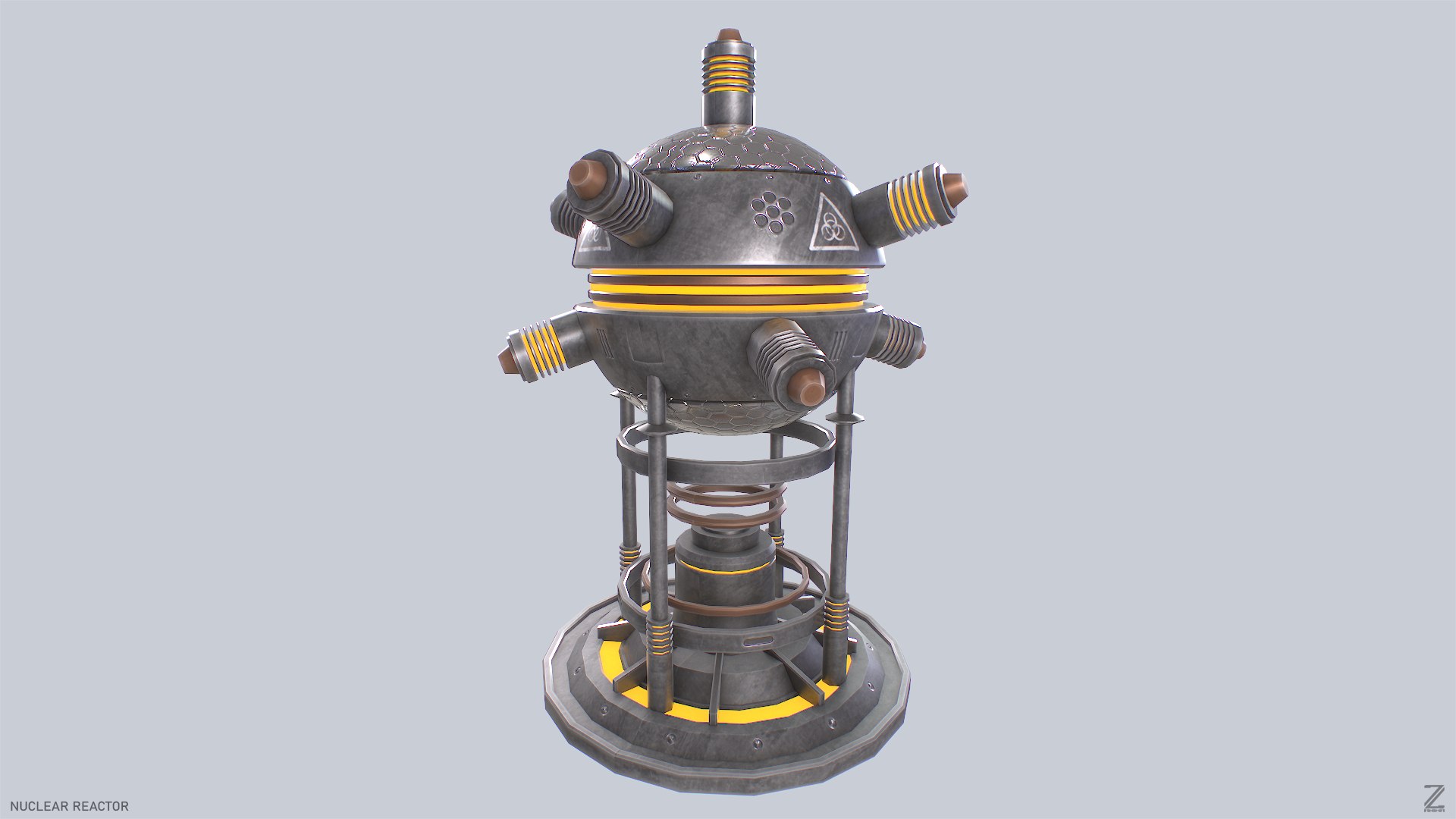 Nuclear Reactor 3D Model - TurboSquid 2201440
