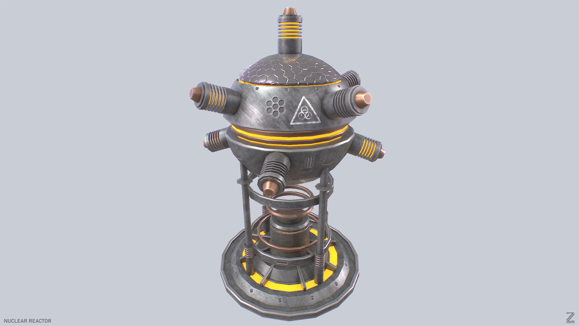 Nuclear Reactor 3D Model - TurboSquid 2201440