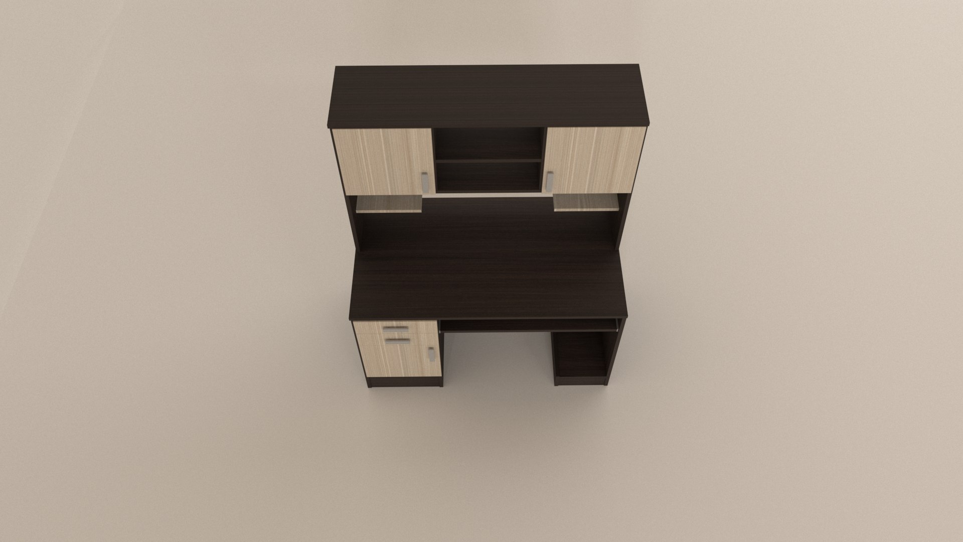 3D Computer Desk Model - TurboSquid 1599626