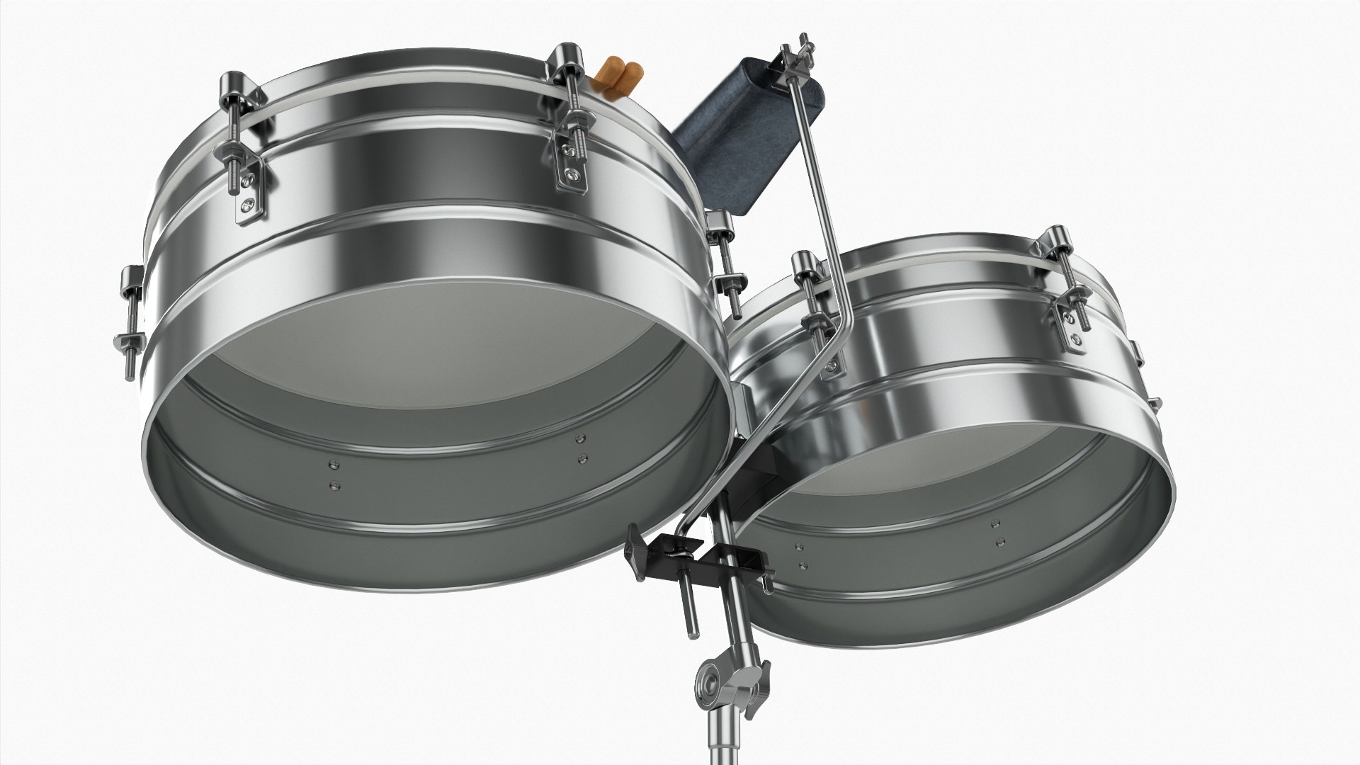 3D Timbales Set - TurboSquid 1824907