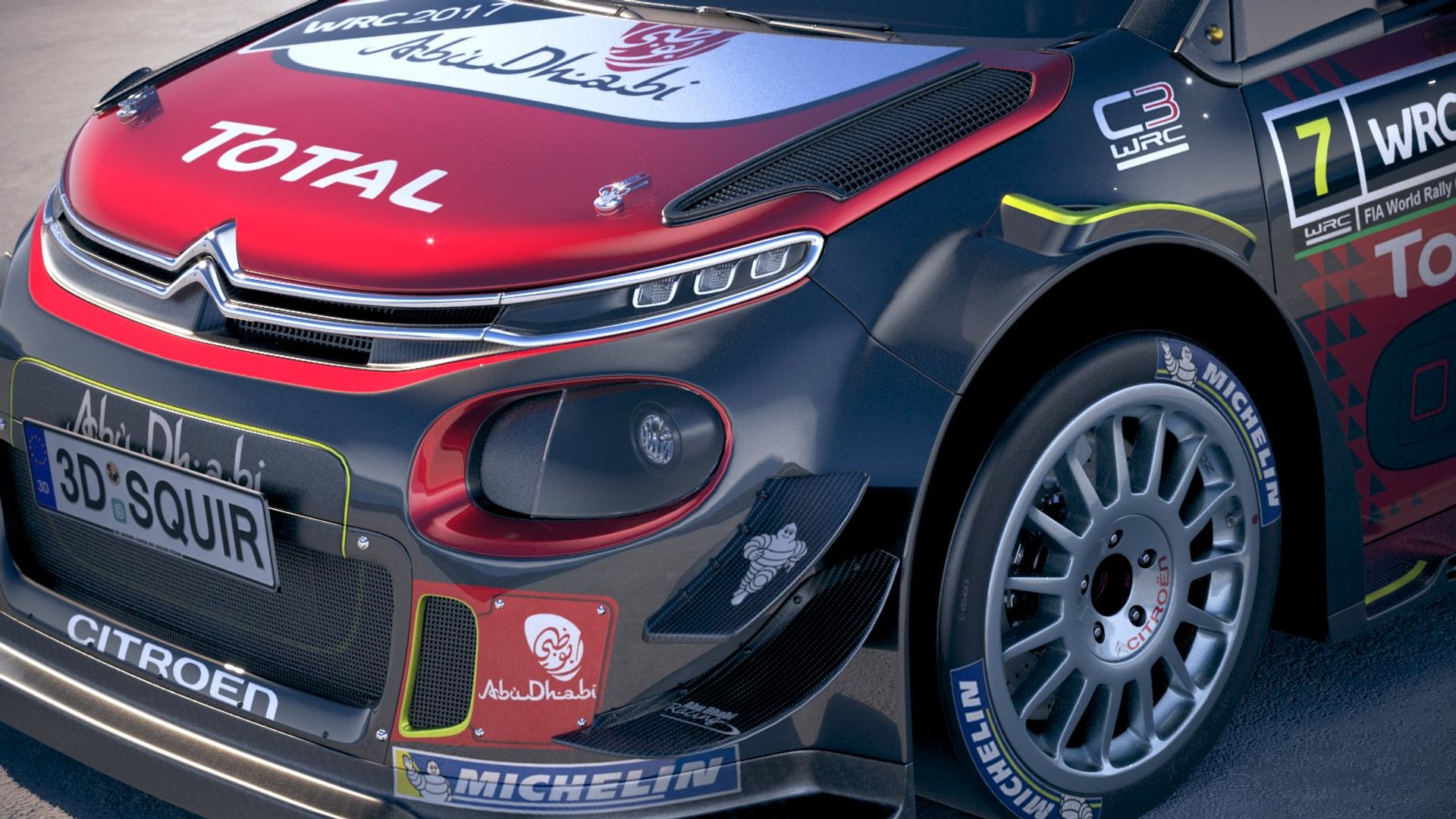 Citroen C3 Wrc Model - TurboSquid 1270915